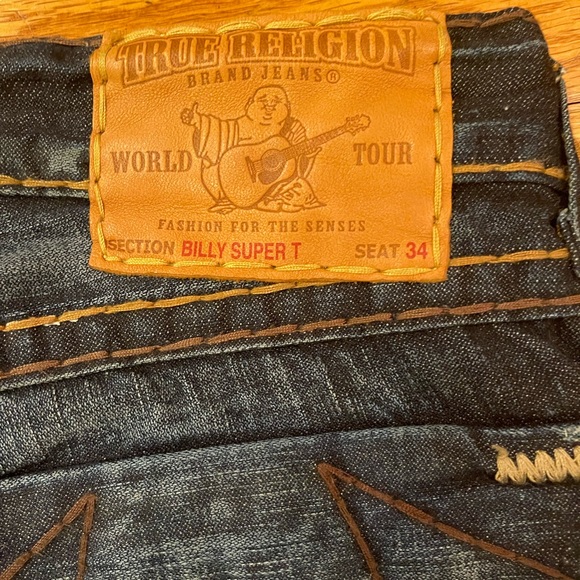 True Religion | Jeans | True Religion Billy Super T Dark Washstitch ...